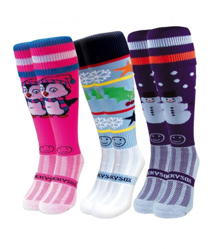 Wacky Limited Christmas Cheer 3 Pairs Saver Pack Knee Length Sports ...