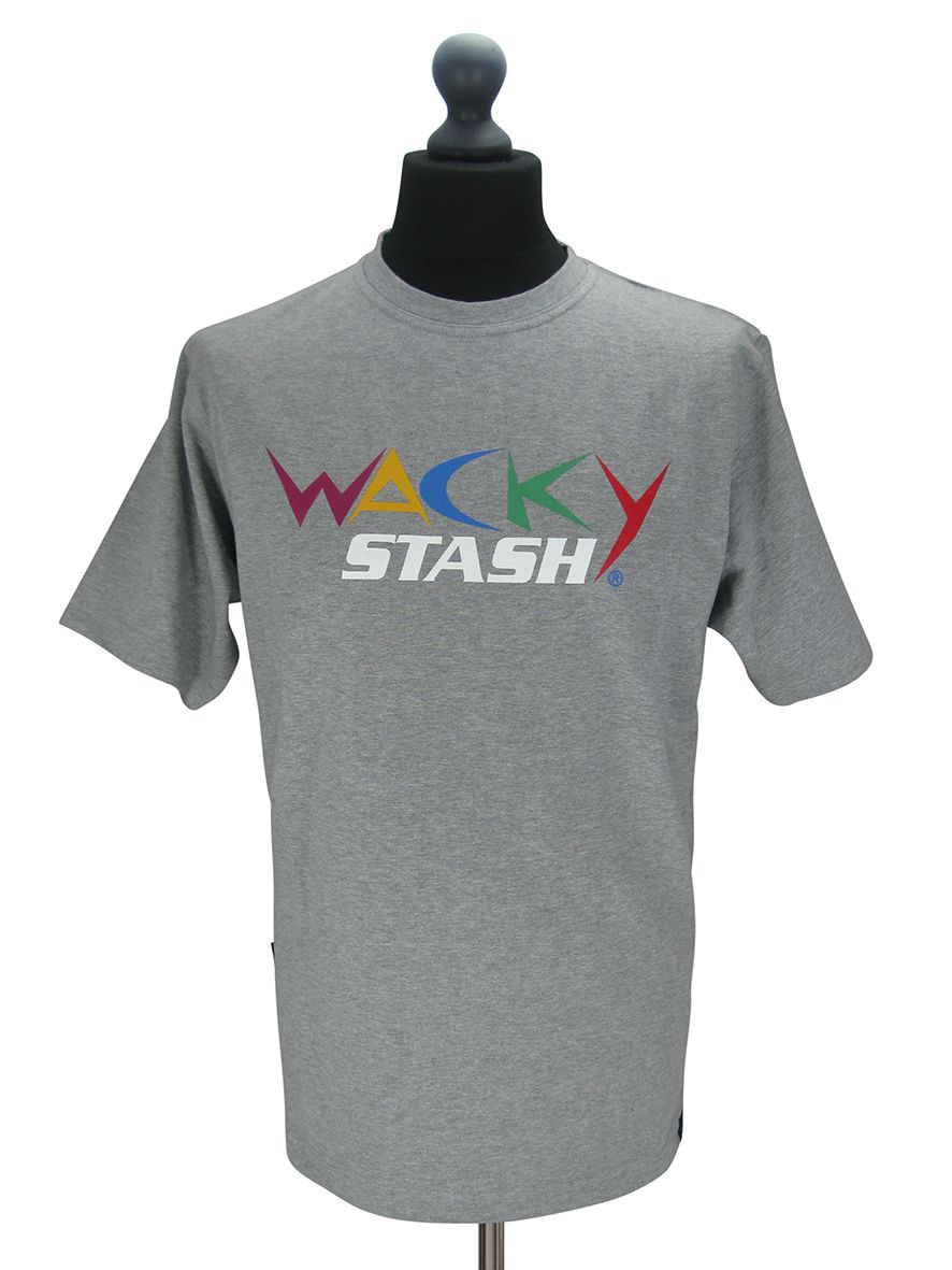 Wacky Limited Wacky Stash Grey Printed Tee Shirt By WackySox | WackySox