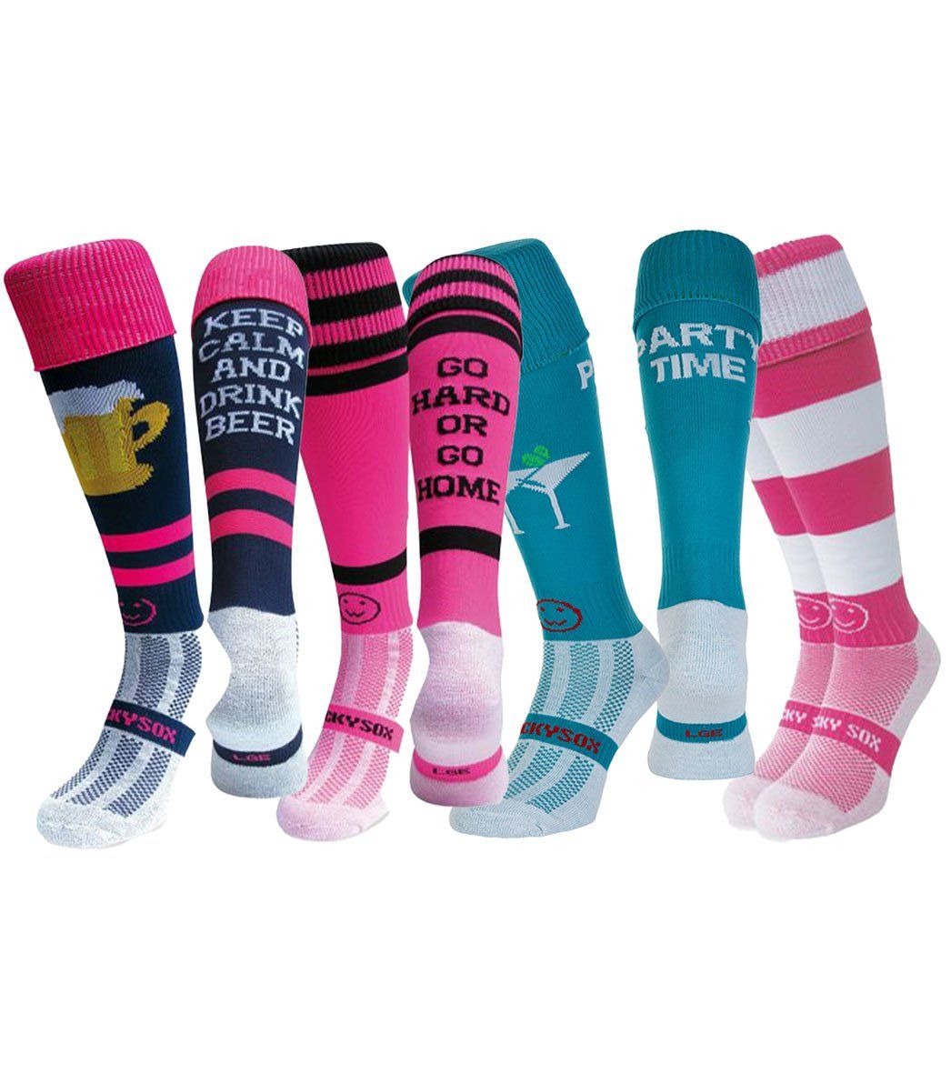 Party Person 4 For 3 Knee Length Sports Socks