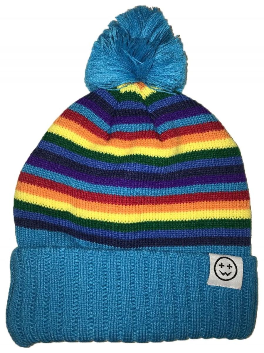 Rainbow Bobble Hat